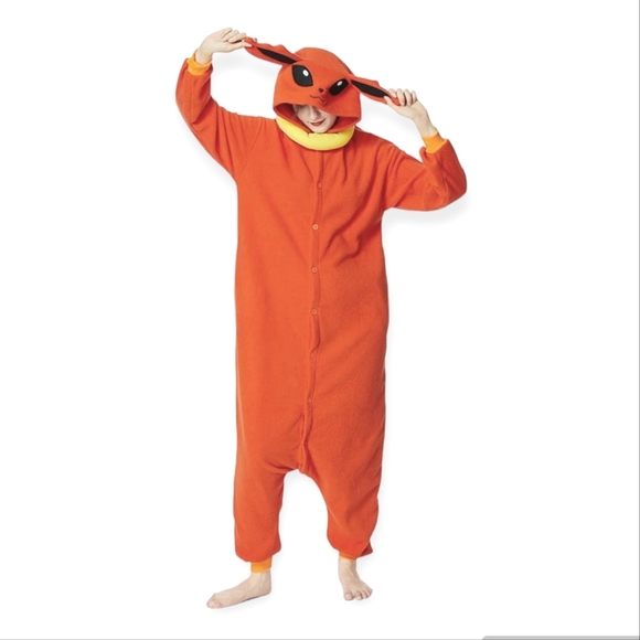 Other | Nwt Eevee Flareon Costume Onesie Halloween Outfit Party Wear ...